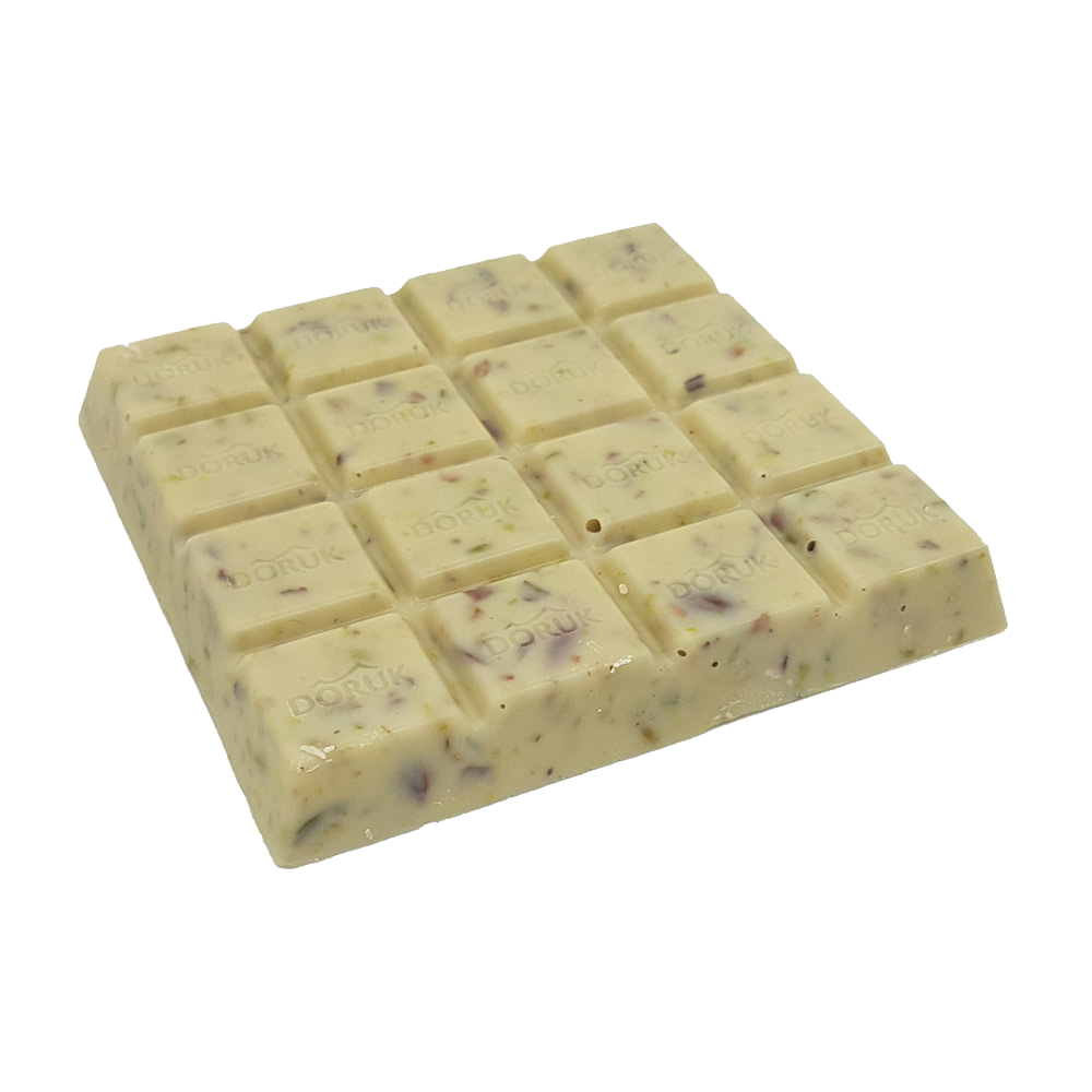 ANTEP FISTIKLI BEYAZ 80 GR TABLET – Doruk Çikolata